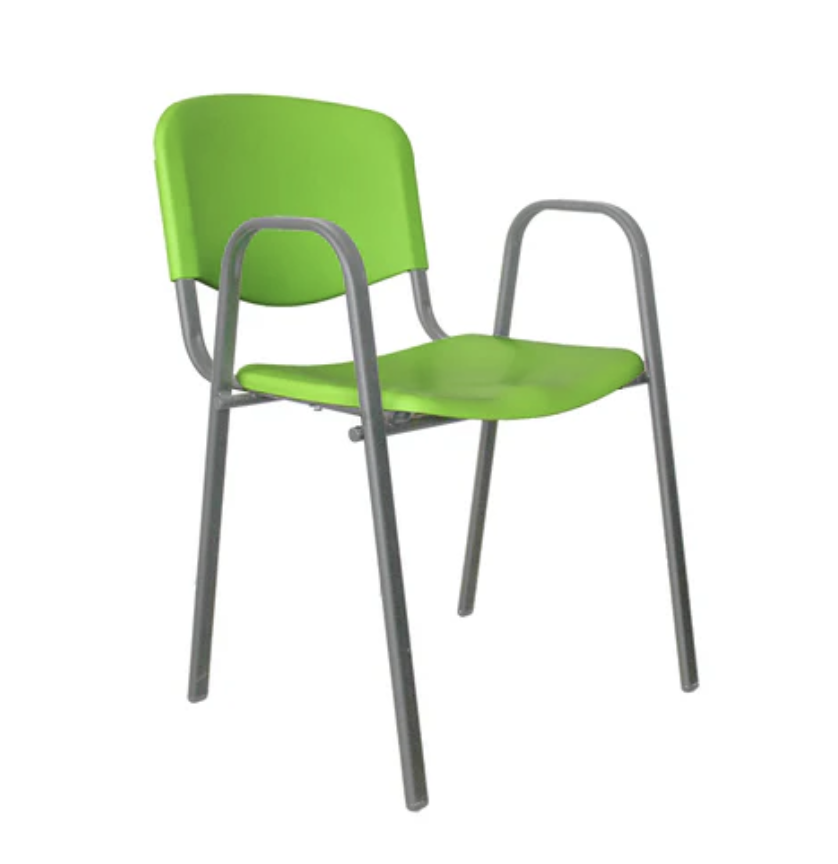 ISO POLIPROPILENO BRAZOS METALICOS | Sillas de Oficina | Sillas Ejecutivas Ergonómica | Ofisillas